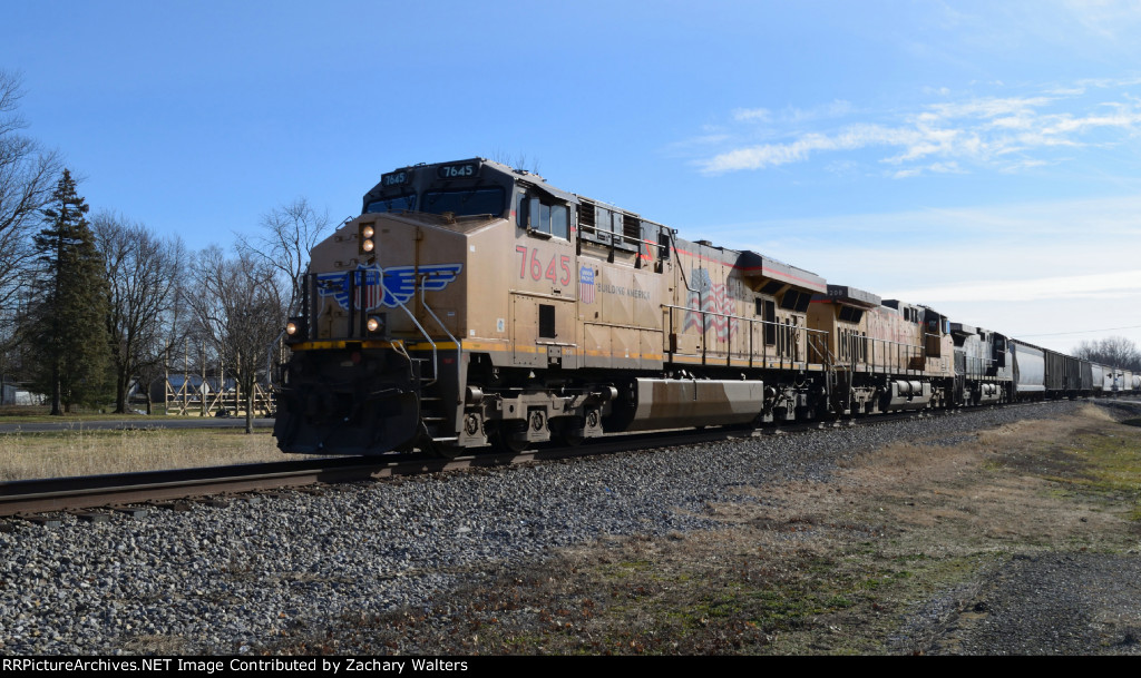 UP 7645 7208 BCOL 4651